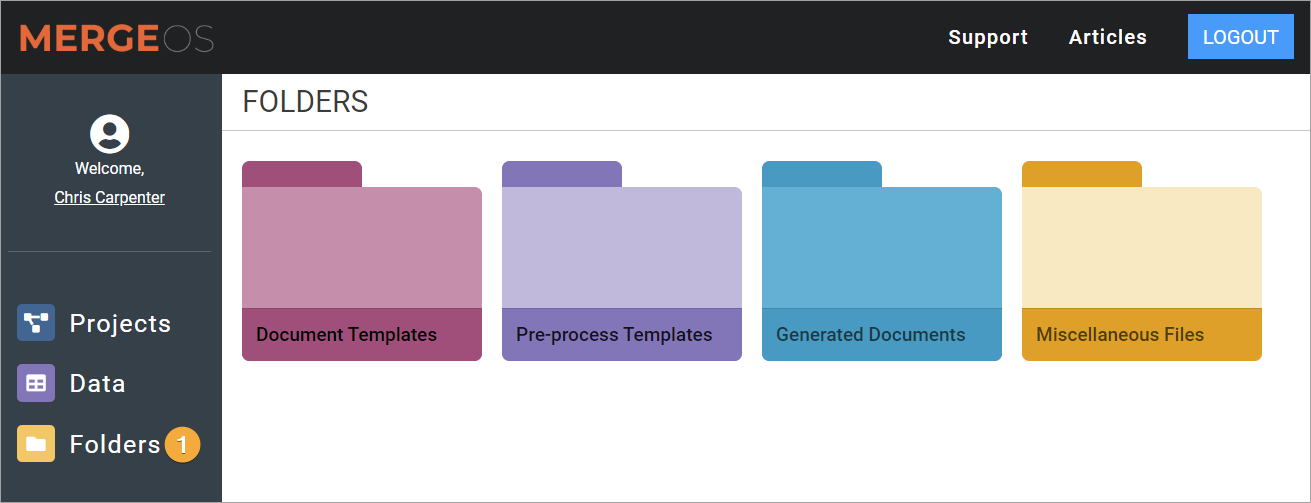 Understanding Folders | MergeOS